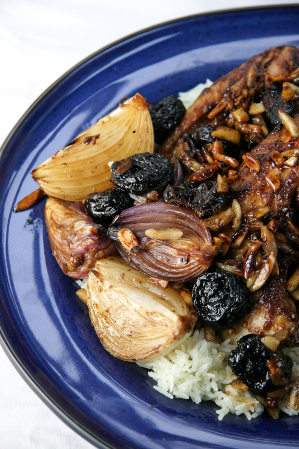 Prune & Almond Roast Chicken - I Will Not Eat Oysters