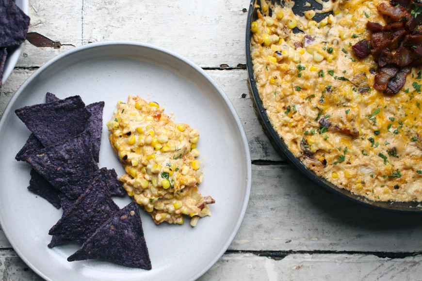 Kimchi Bacon Creamed Corn - I Will Not Eat Oysters