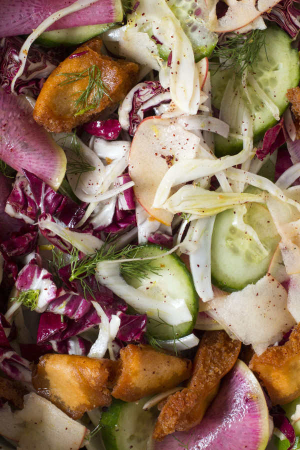 Fennel & Radish Fattoush - I Will Not Eat Oysters