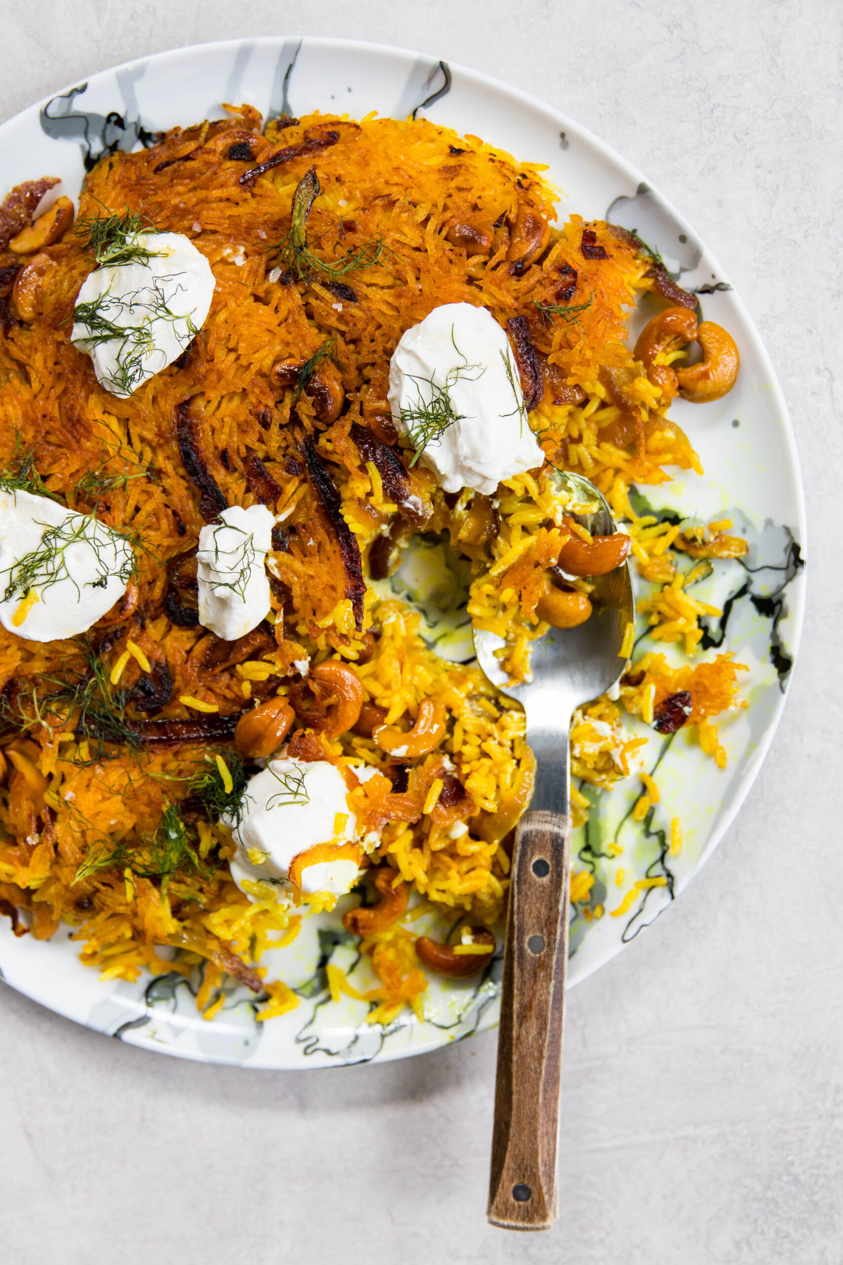 Crispy Cashew Rice - I Will Not Eat Oysters